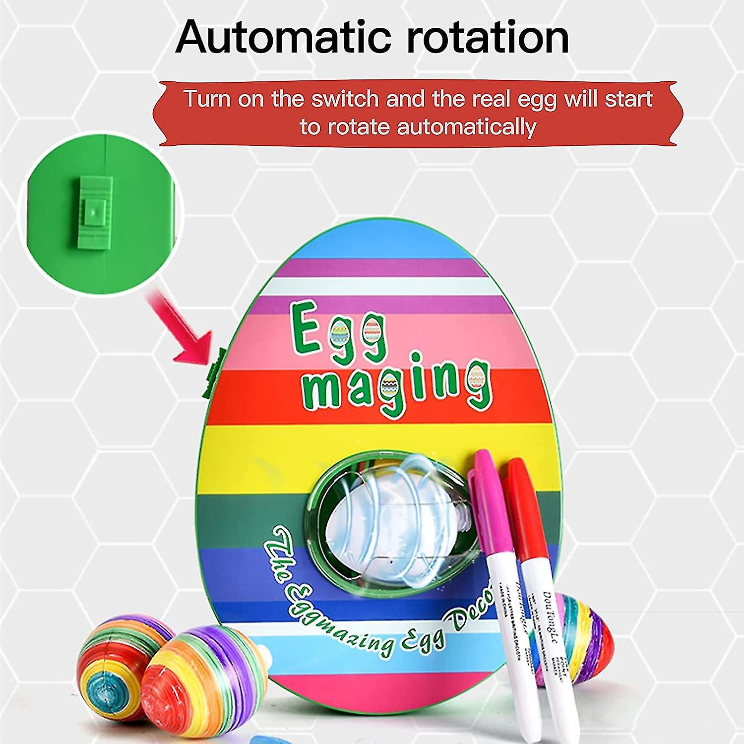Easter Egg Decorating Kit, Electric Easter Egg Painting Machine With 8 ...