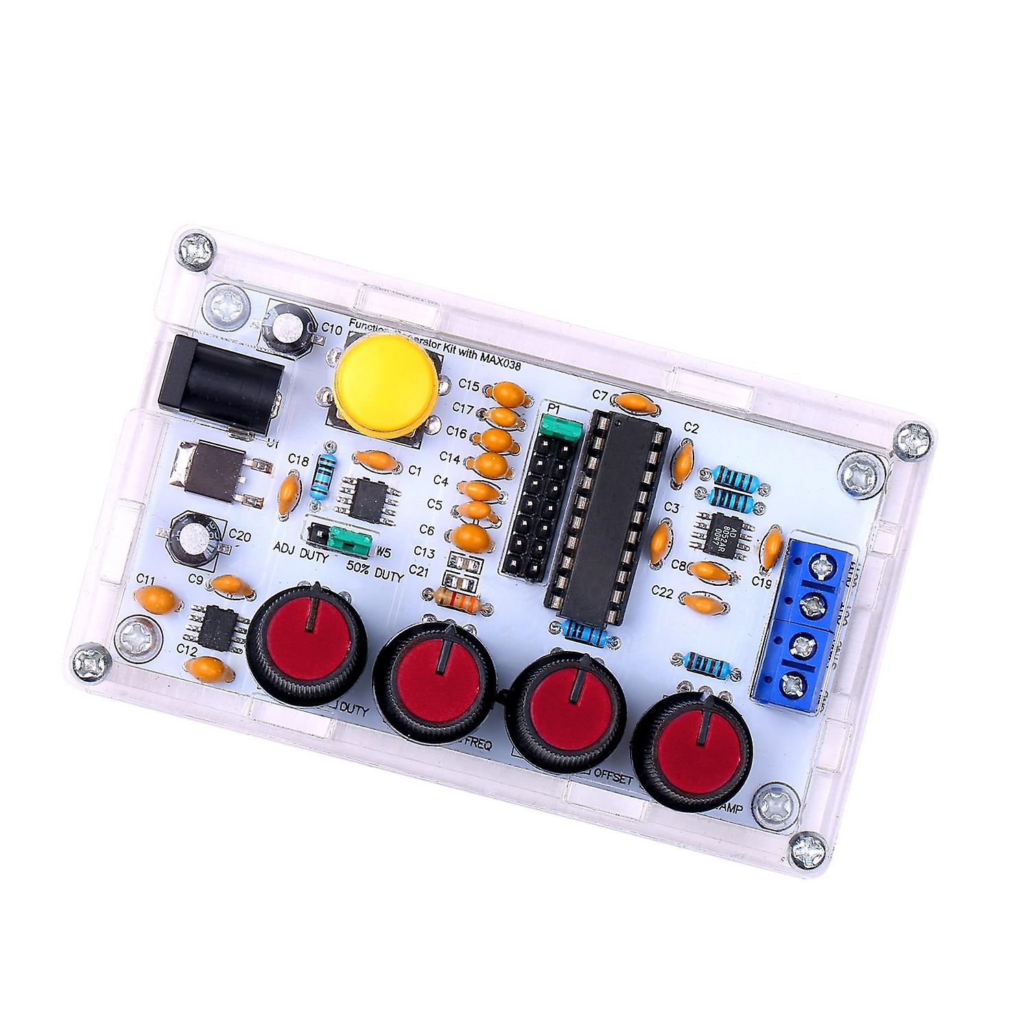 MAX038 Signal Generator DIY Kit 1Hz～20MHz Function Generator High-speed ...