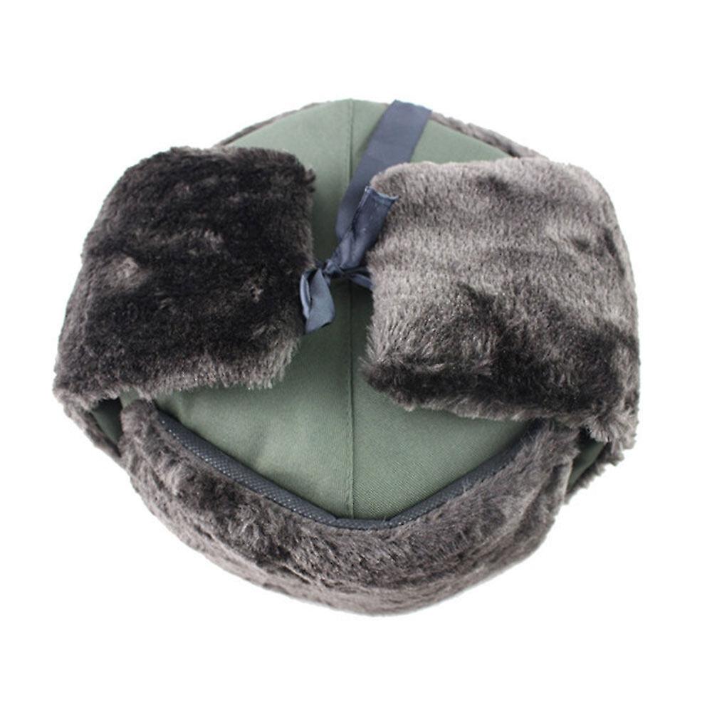 Faux Fur Ushanka Russian Cossack Trapper Hat With Soviet Badge | Fruugo UK