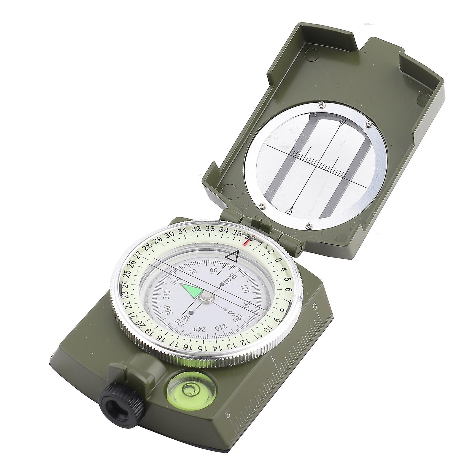 Camouflage Military Waterproof Lensatic Compass with Luminous Sighting ...