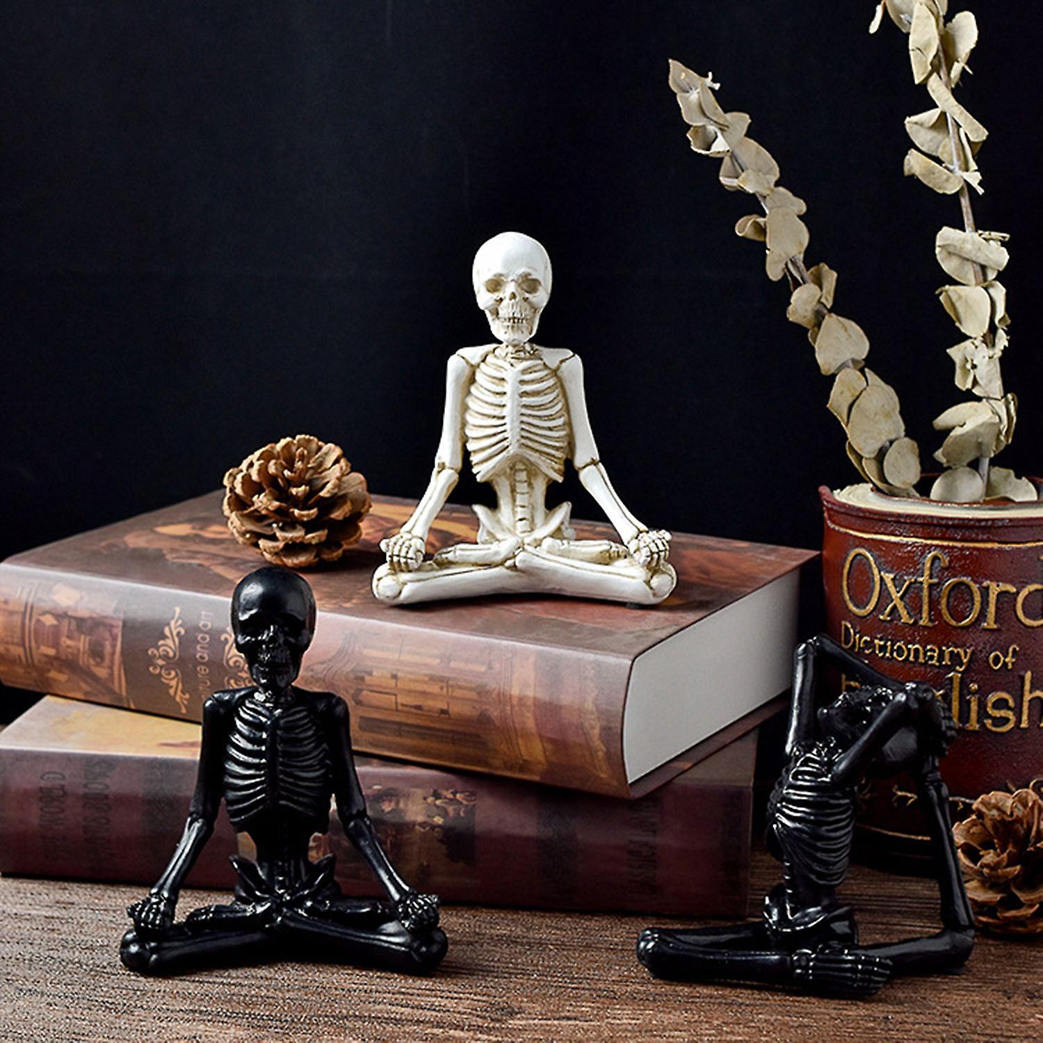 Halloween Yoga Skeleton Funny Gifts Anti-fade Collectible Horror ...