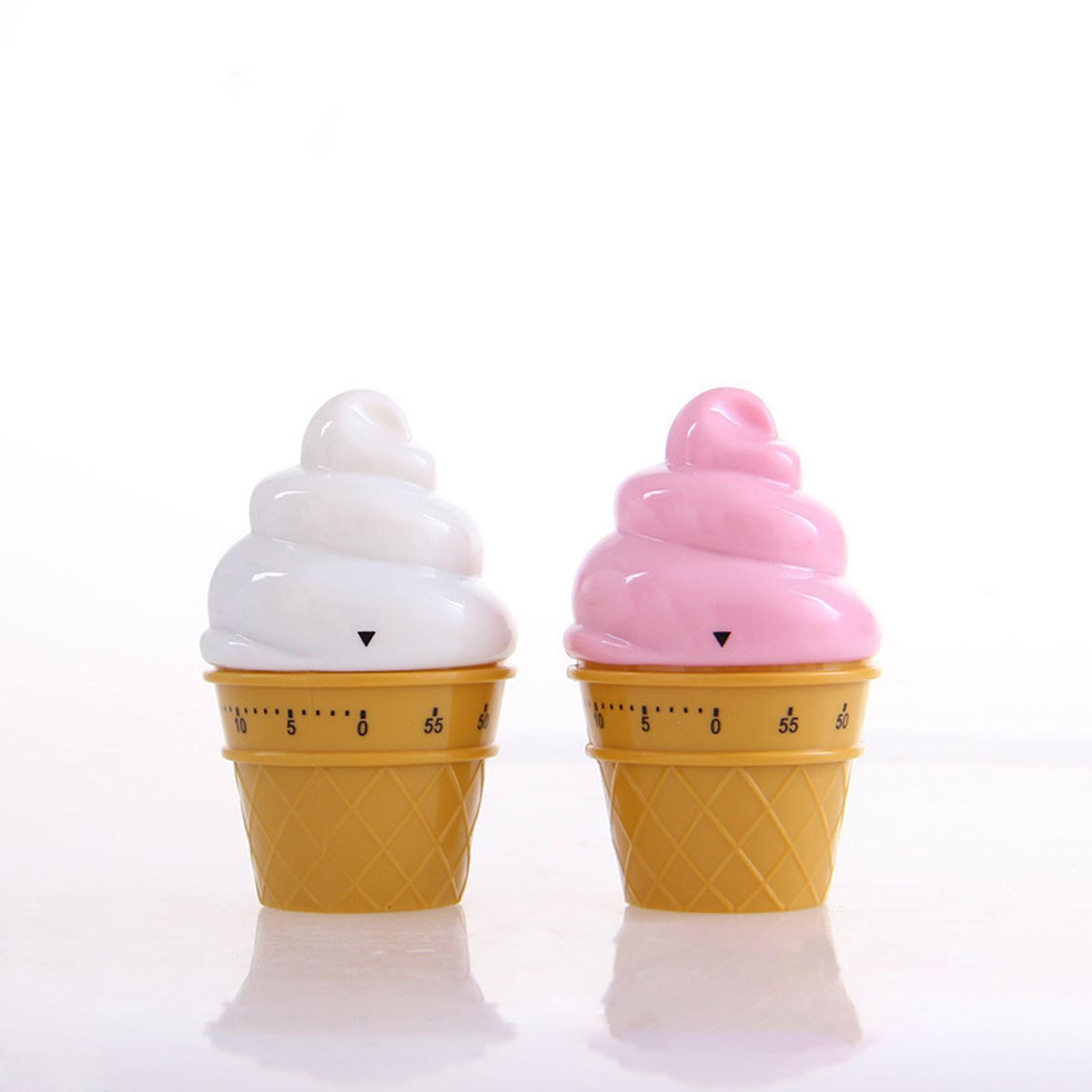 Kitchen Timer Ice Cream Shape Clear Scale Timer 60 Minutes Reliable ...