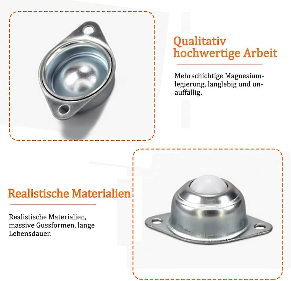 Furniture Casters Small Pack of 8 Ball Casters for Furniture Cabinet ...