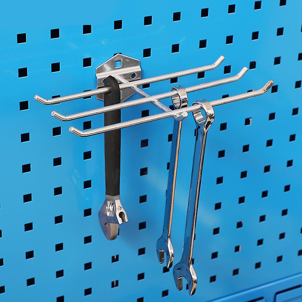 Wall Mounted Tool Storage Rack with Pegboard Hooks for Garage ...