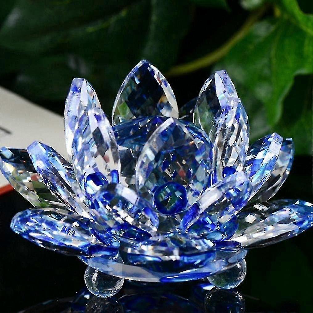 Crystal Lotus Flower Bouquet Large Size Handicrafts Home Decor All ...