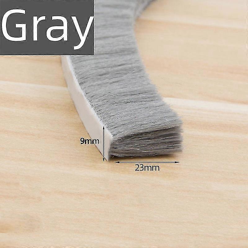 5m Brush Strip Self Adhesive Door Window Weather Stripping Sliding ...