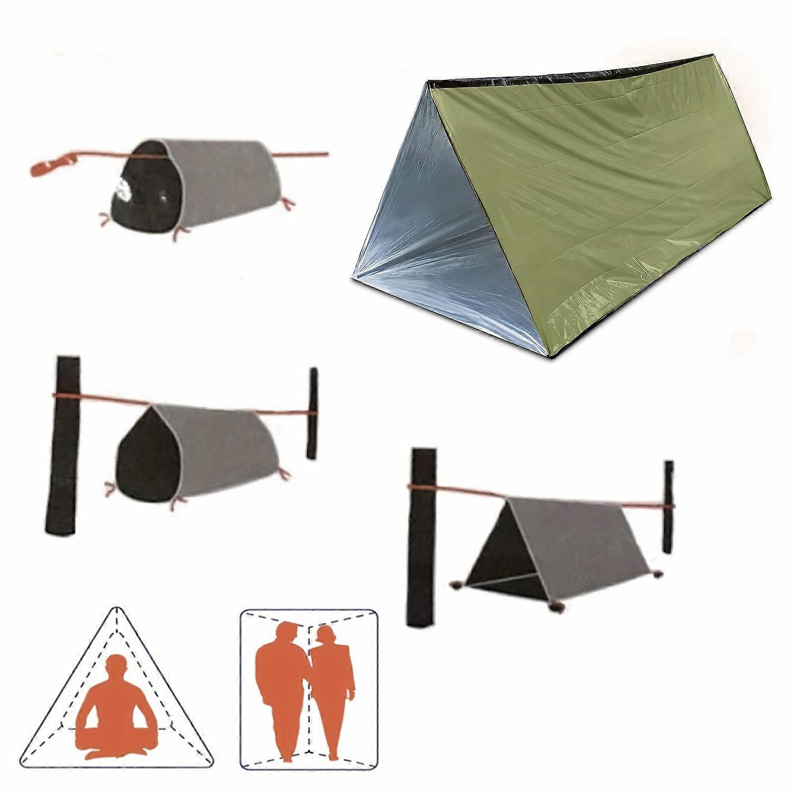 Emergency Survival Shelter, 2 Person Emergency Tent, Survival Tent ...
