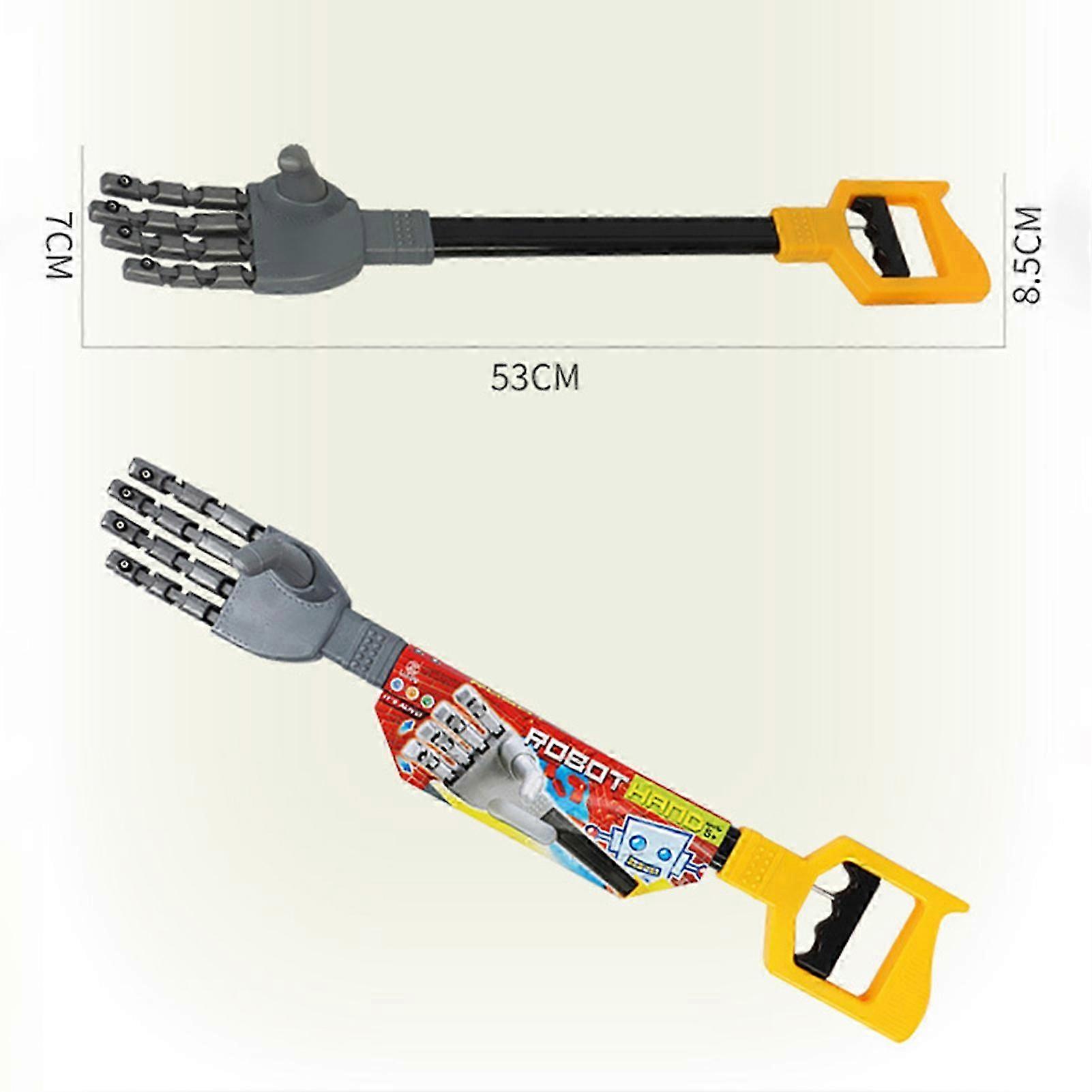Kids Robot Hand Grabber Toy Funny Toddlers Adults Long Mechanical Arm ...