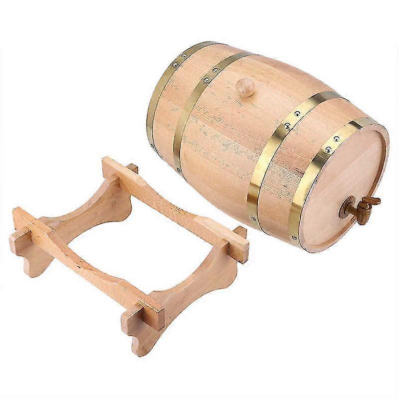 10l Vintage Wood Oak Timber Cask Dispenser For Whiskey Bourbon Tequila ...