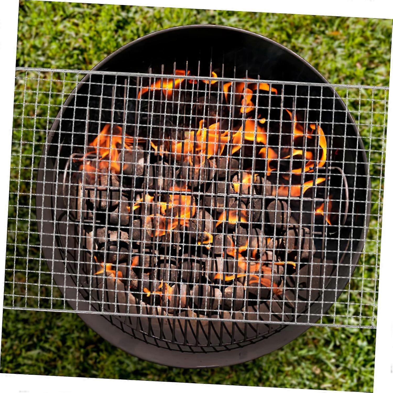 nice Stainless Steel Barbecue Mesh Steamer Mesh Household Barbecue Net ...
