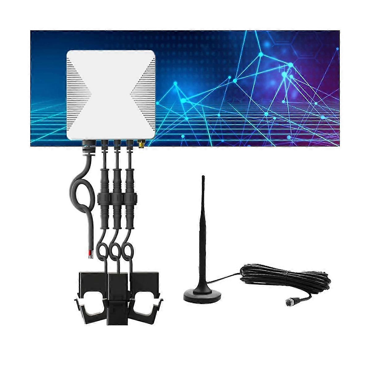 80A Tuya 3 Phase WiFi Energy KWH Meter Power Clamp Current Transformer ...