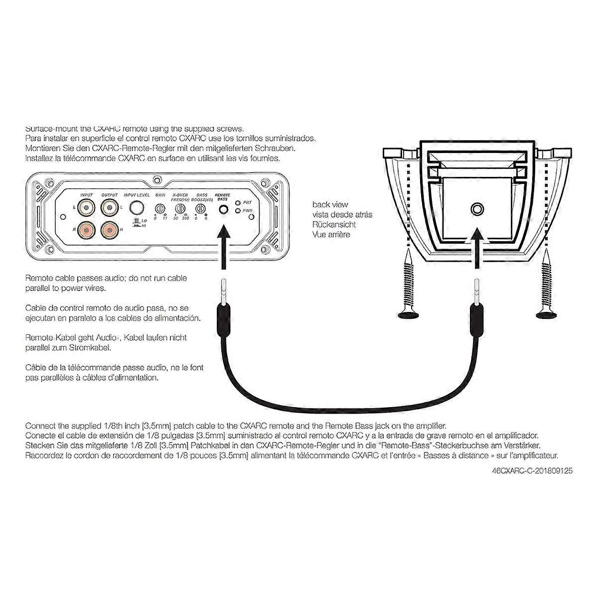 46CXARC CXARC Remote Control for -Series Amplifiers | Fruugo UK
