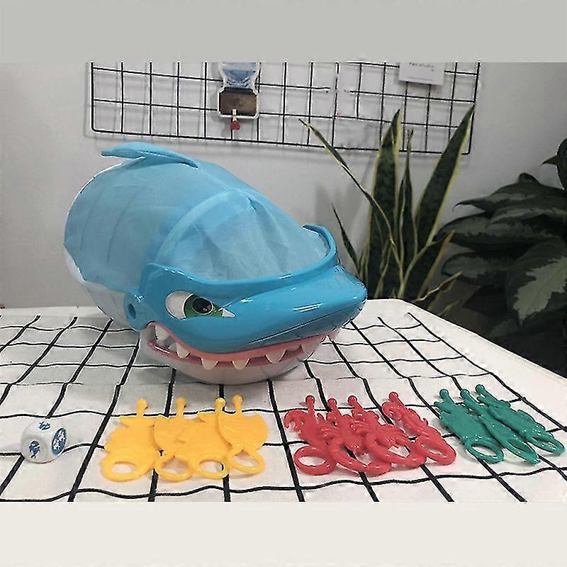 Children Educational Fishing Toy Fun Thrilling Biting Great White Shark ...
