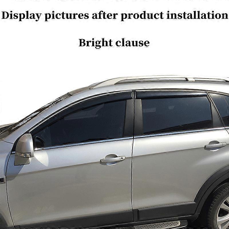 Car Window Rain Shield Visor Guards Protector Sun Wind Deflector Awning ...