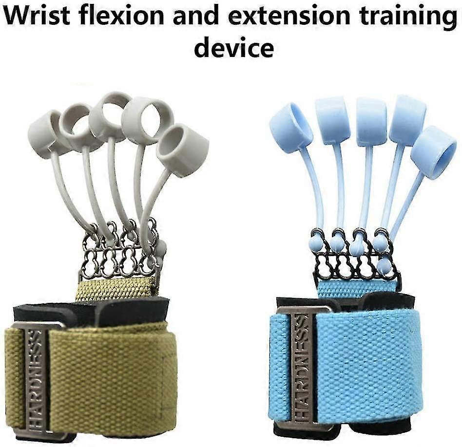 Finger Extensor Exerciser Hand Yoga Resistance Band Strength Trainer ...