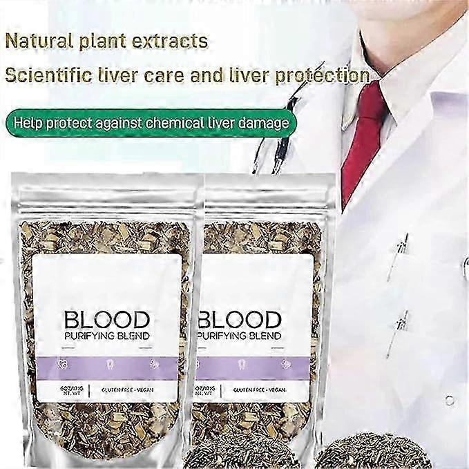 Earthly Blood Purifying Blend Tea, 2024 Organic Earthly Holistic Herbs ...