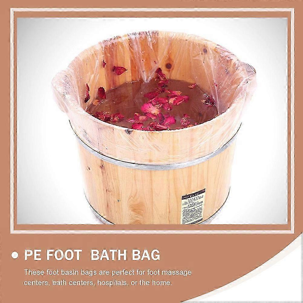 160Pcs Disposable PE Foot Bath Disposable PE Bags Home Pedicure ...