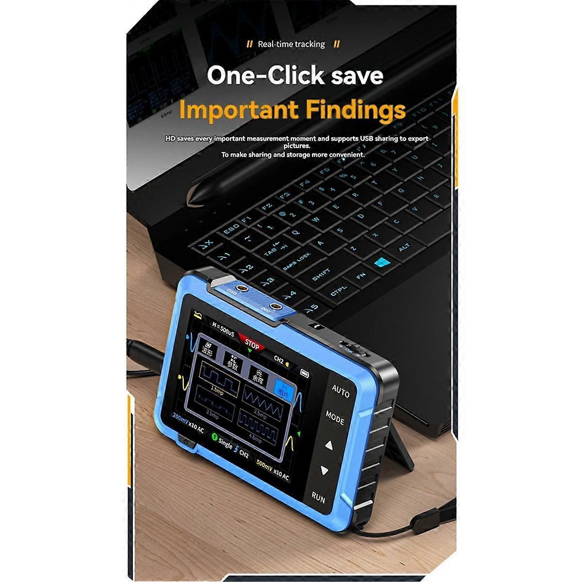 Digital Oscilloscope Signal Generator Multimeter 2in1 Portable Mini ...