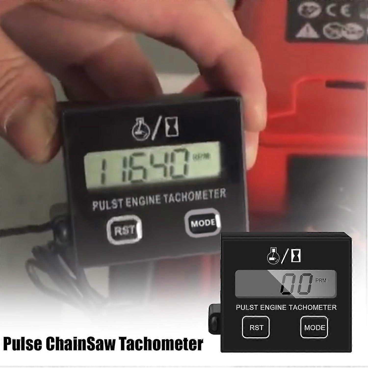 Digital Tachometer For Chainsaw, Small Inductive Tachometer, Waterproof ...