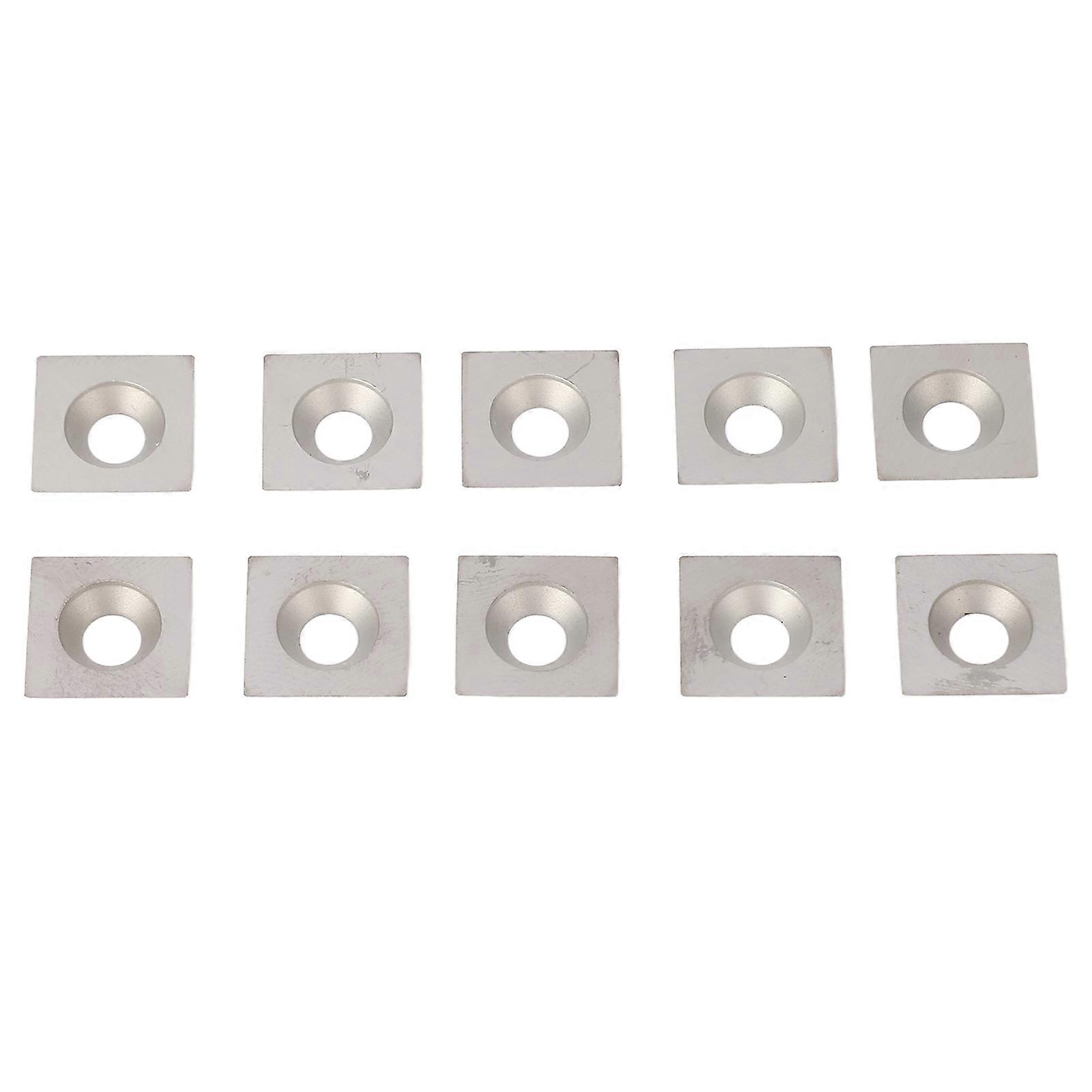 10PCS Carbide Inserts 4 Edges Turning Inserts CNC Woodworking Milling ...