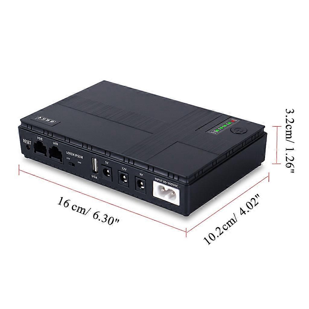 5V 9V 12V Mini UPS Battery Backup for WiFi,Router,Modems,Security ...