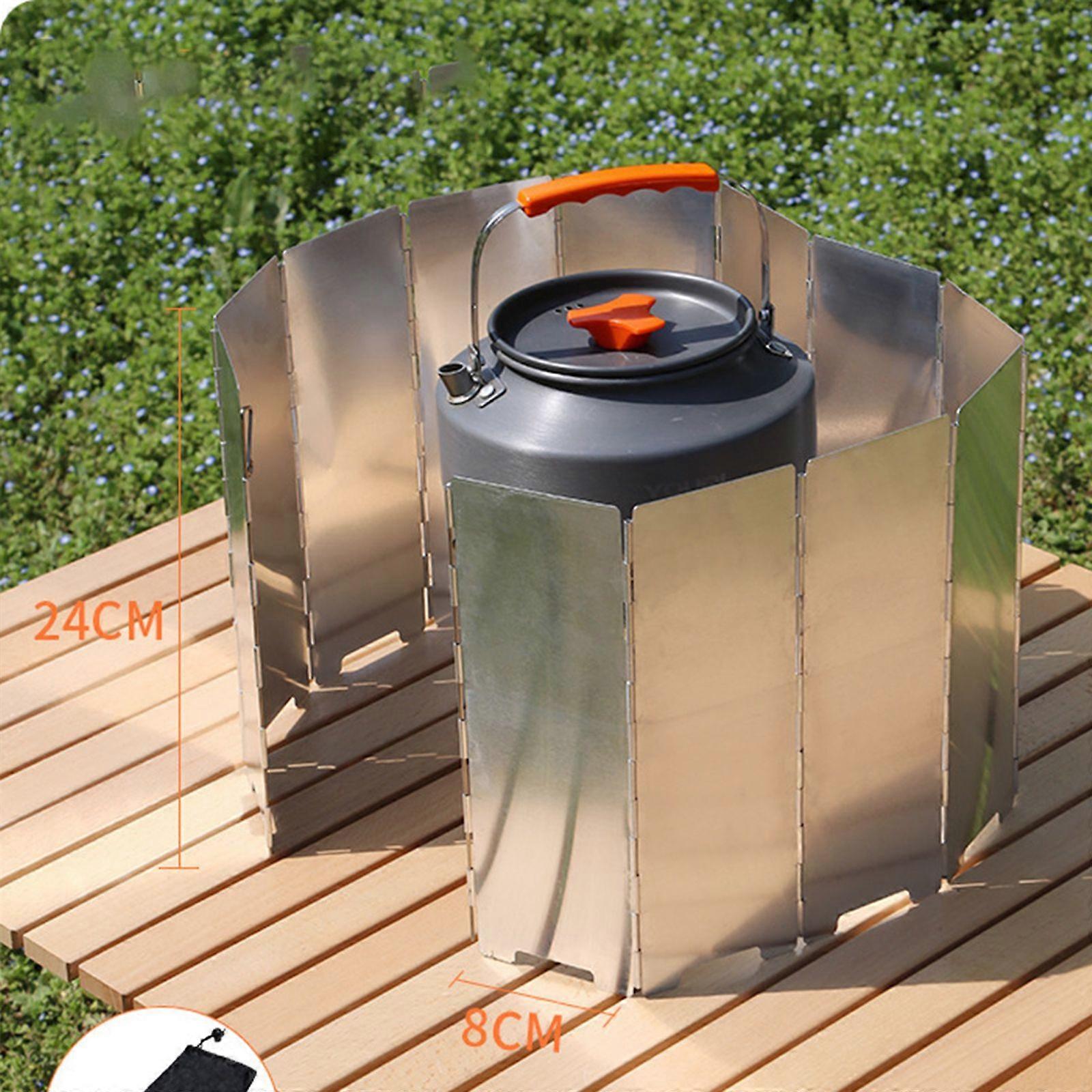 Camping Stove Windscreen Ultralight Folding Camp Stove Windshield ...
