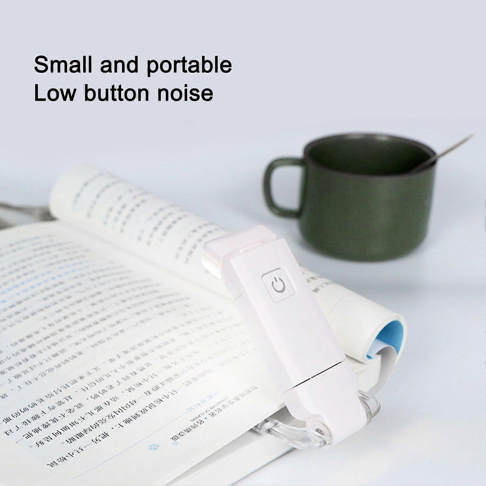 Clip On Reading Light Foldable Rotatable Design USB Charging Soft LED ...