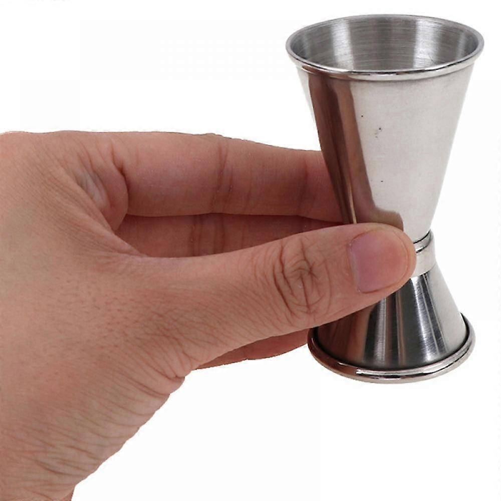 Kitchen Ounce Glass Stainless Steel Rolled Edge Mixing Glass Double ...