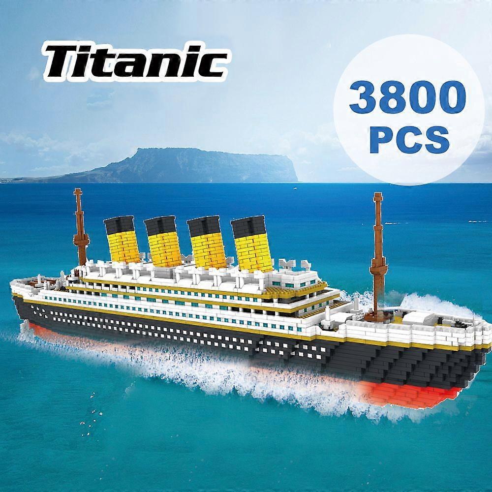 9913 Model Titanic Atomic Building Blocks Kit 3800pcs Gift Toy for Kids ...