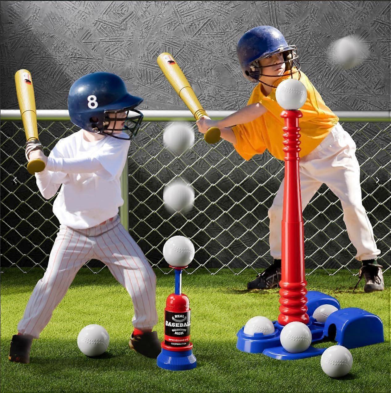 Ball Set Toys for Kids 3-8,Kids Baseball Tee for Boys Toddlers,Auto ...