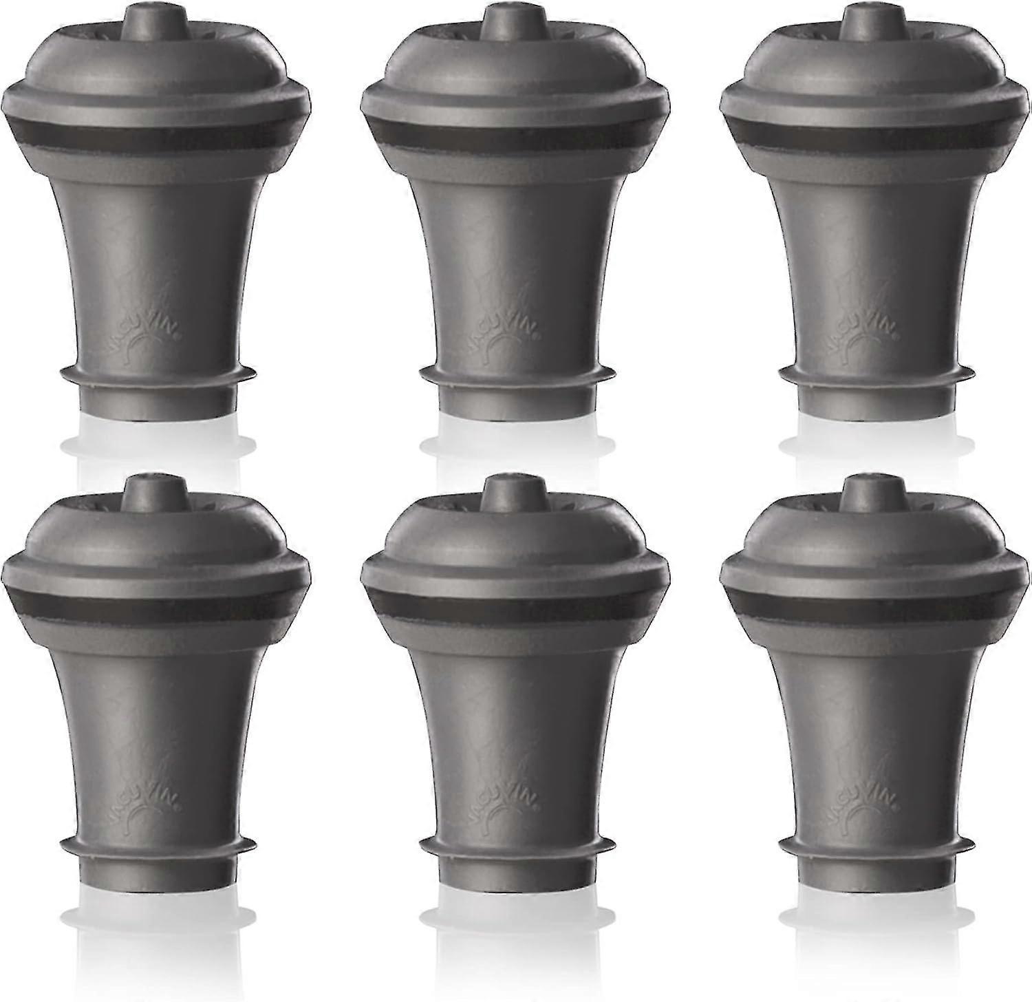 Vacu Vin Vacuum Pump Seal Caps - 6-Pack Gray (80 Characters) | Fruugo UK