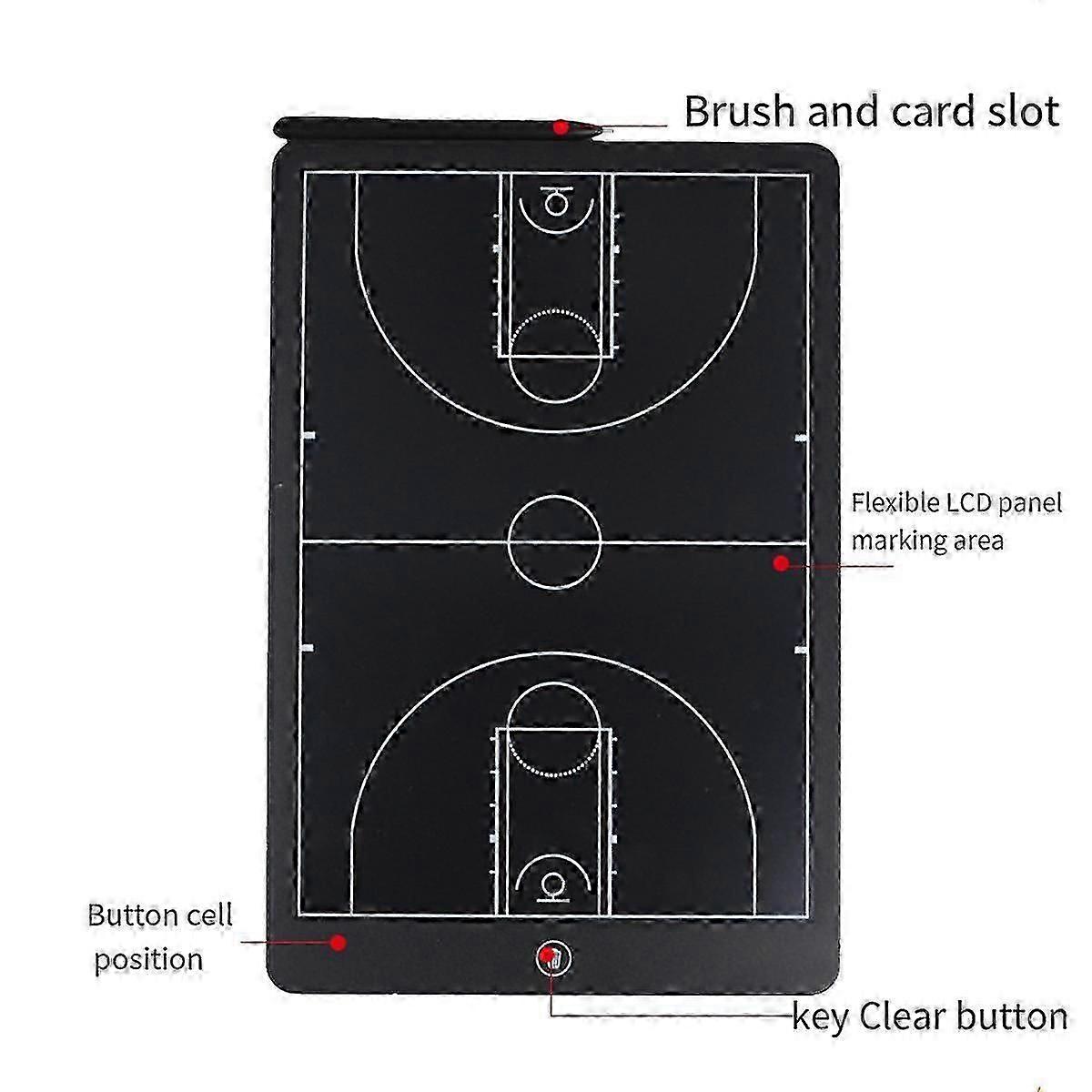 Electronic Basketball Coaching Board Digital Strategy Marker Board with ...