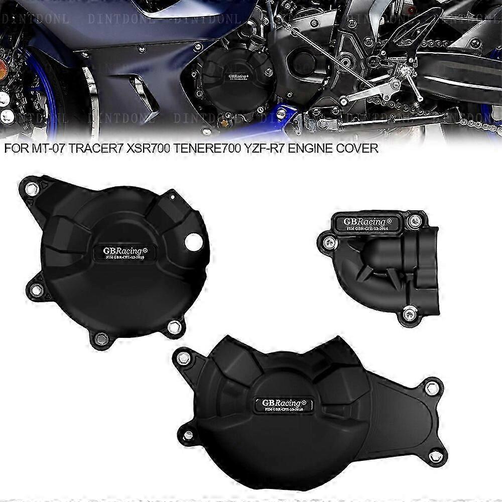 Motorcycles Engine Cover Protection Case Accessories For YAMAHA R7 MT07 ...