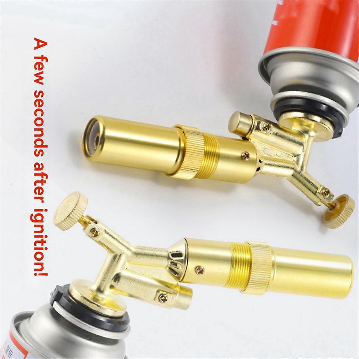 Welding Torch Gas Burner Flame Tool Blower Pure Copper Gas Welding ...