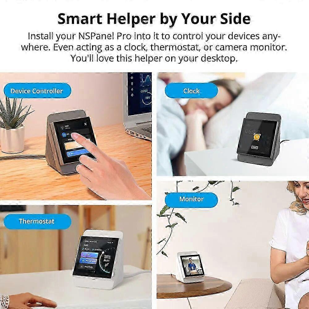 SONOFF NSPanel Pro/NSPanel Enclosure Stand PC V0 Easy Install Dim Gray ...