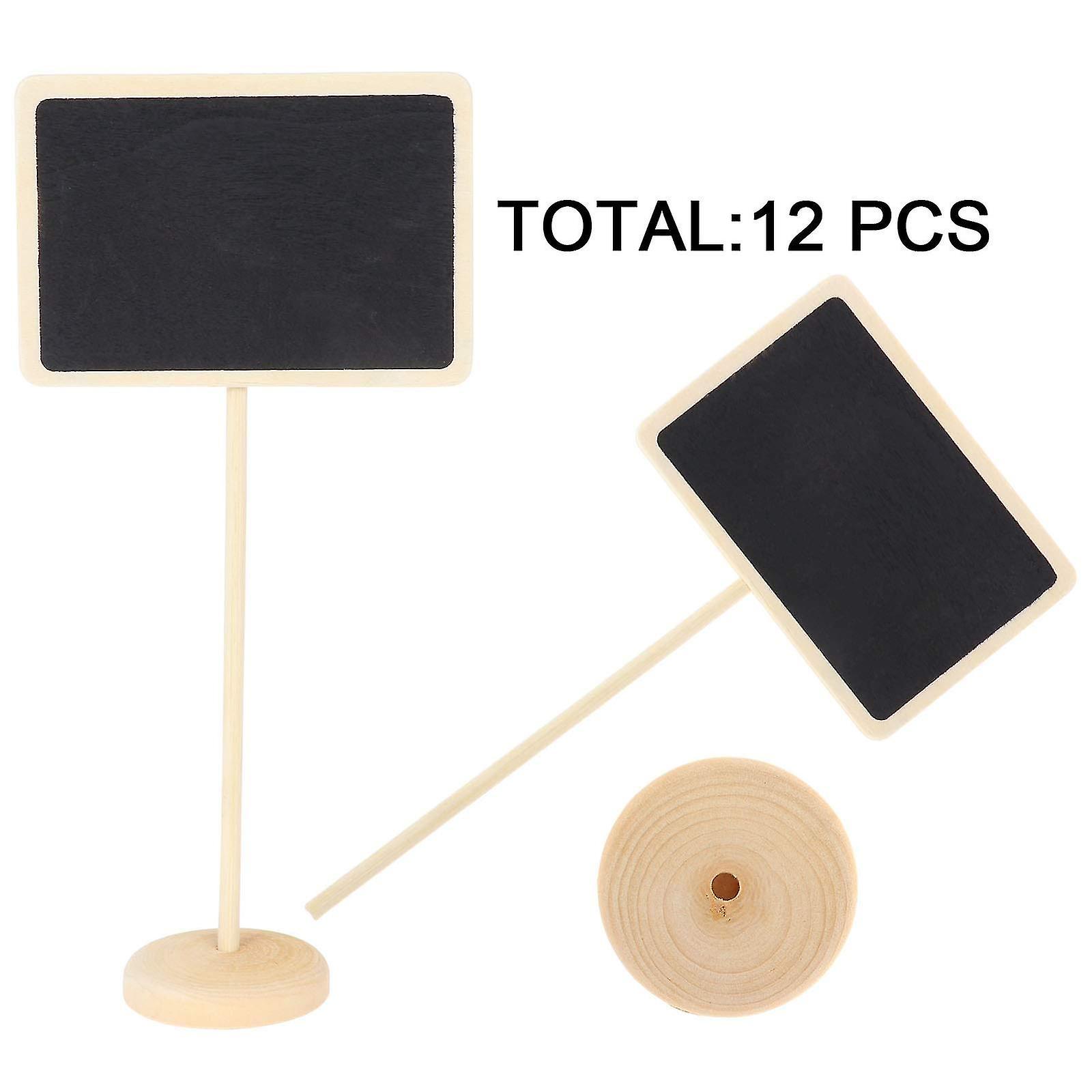 Chalkboard Labels Mini Chalkboards Signs, 12 Pack Small Chalkboards ...