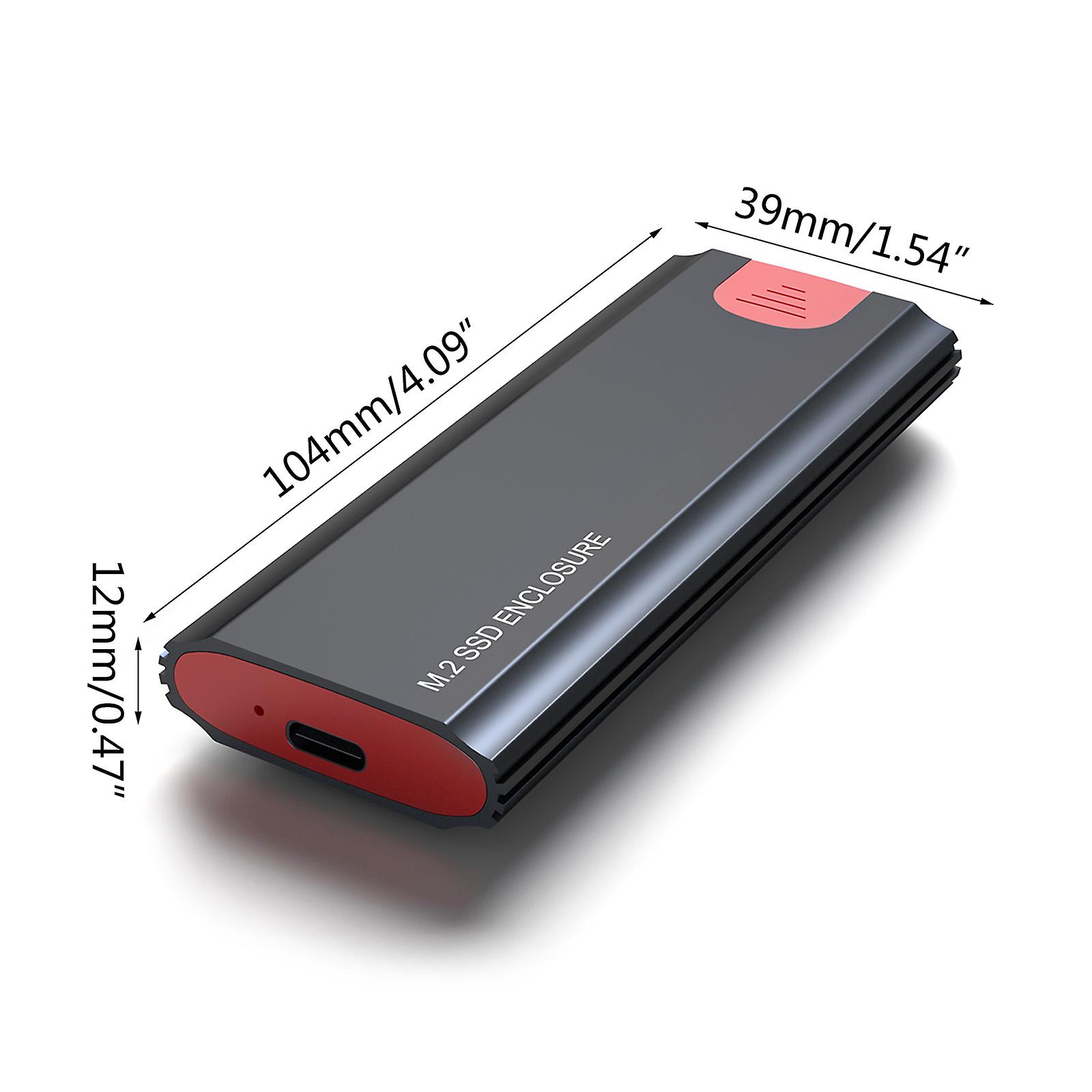 Usb 3.1 10gbps Aluminum External Hard Drive Enclosure M2 Nvme/ngff Sata ...