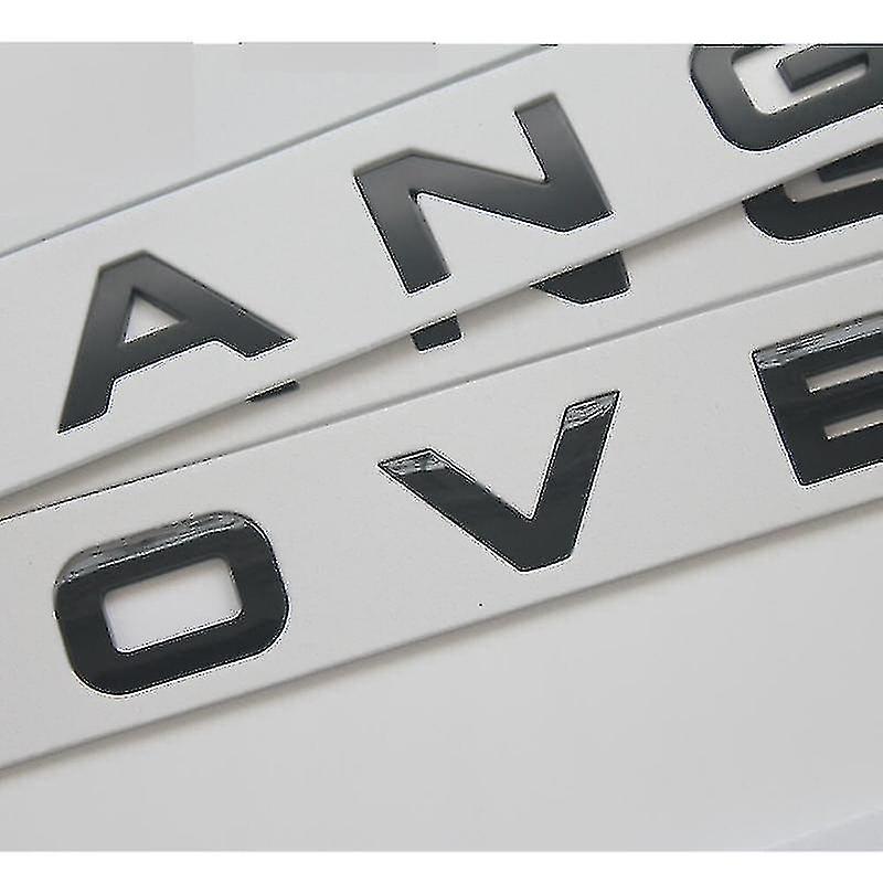 Number Letters Word " Range Rover " Car Trunk Badge Emblem Badges ...