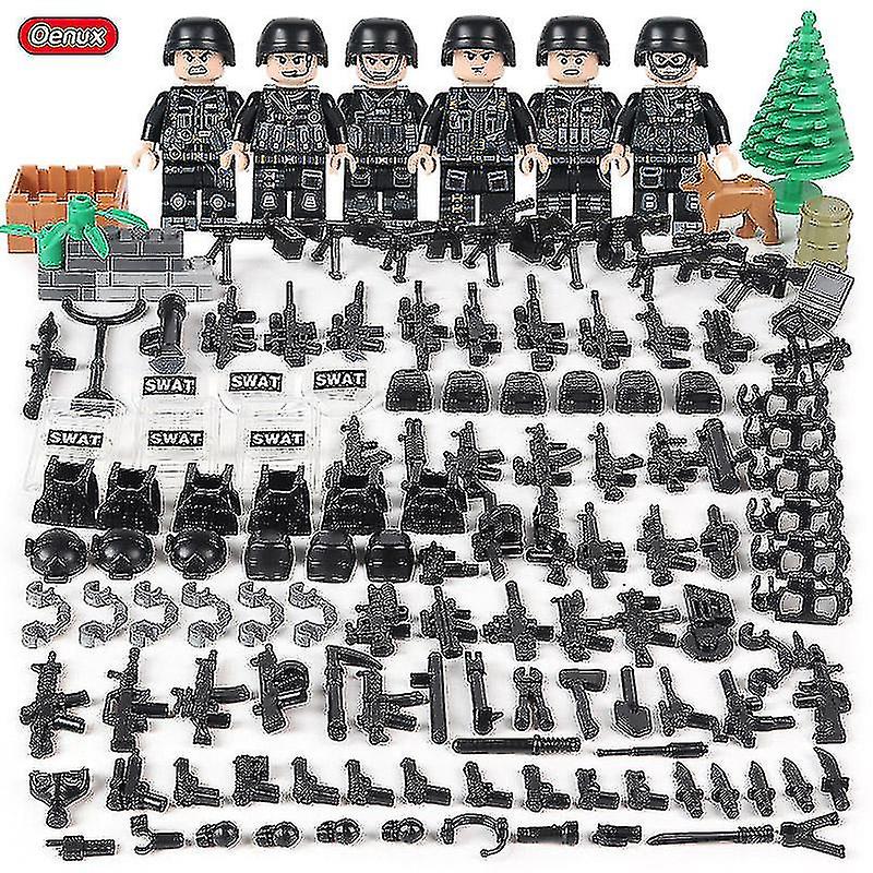 New Arrival Military Jeeped Car Vehicle Model Building Block Mini Army ...