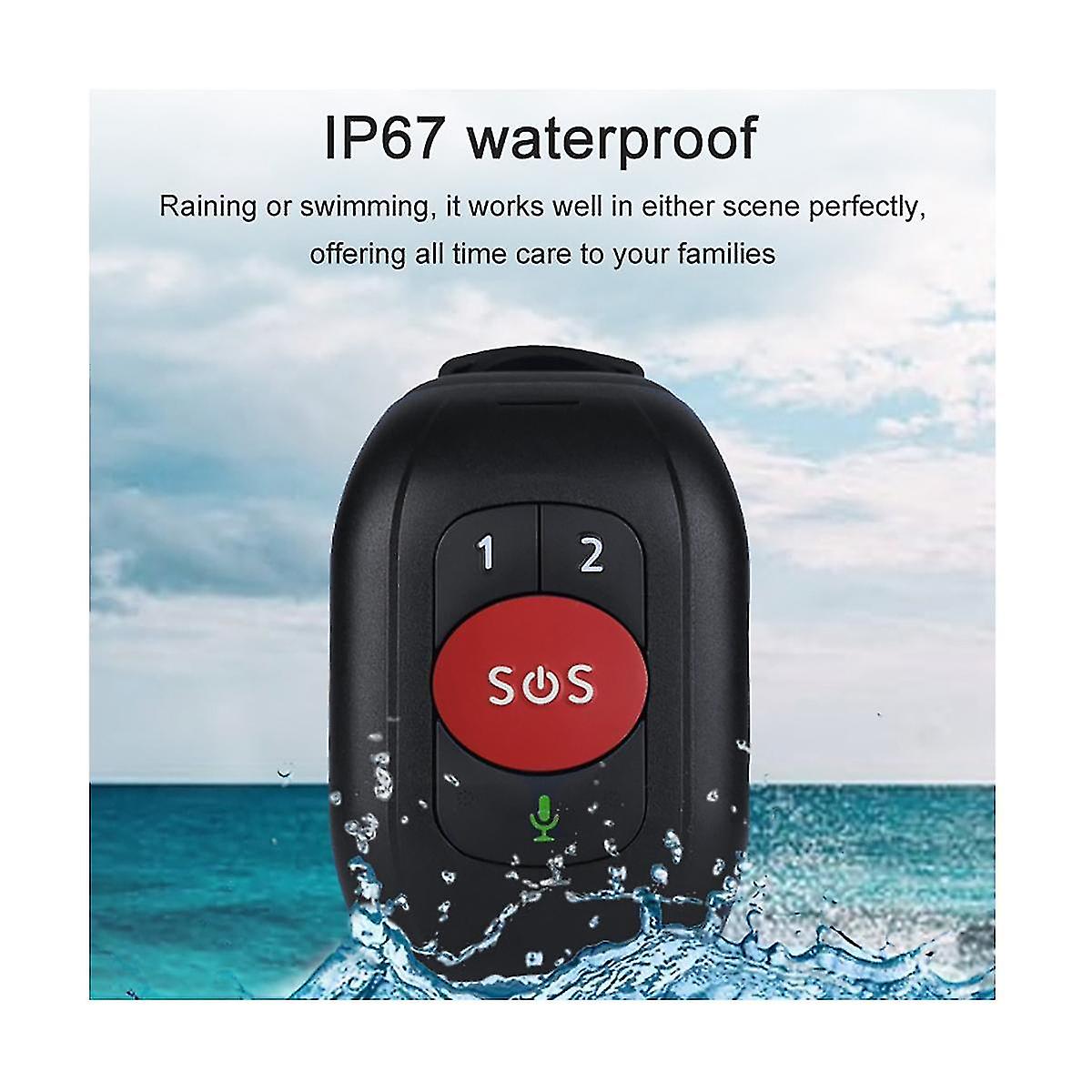 Elderly 4g Sos Watch Gps Tracking Wristband Bracelet Emergency Alarm ...