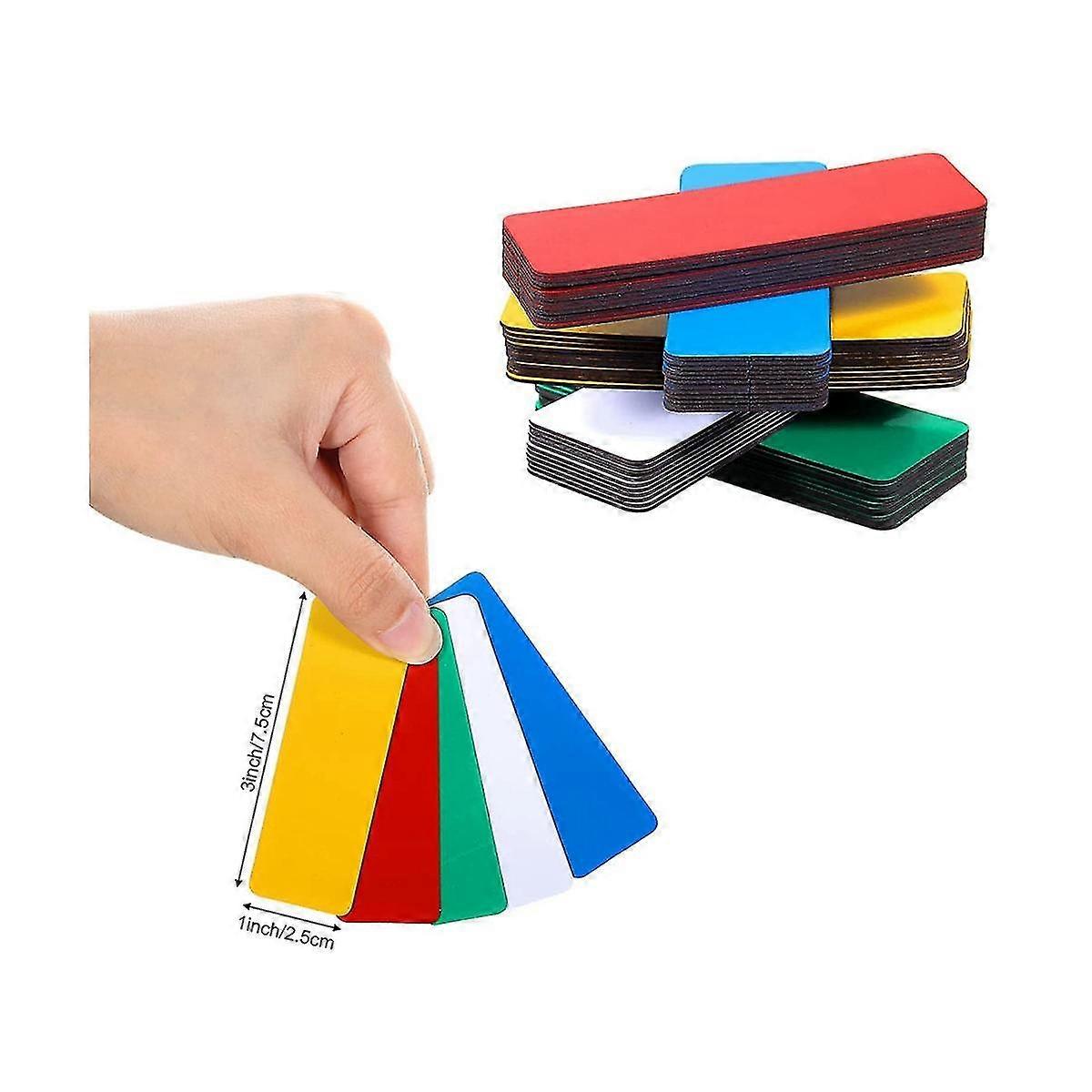 120 Magnetic Dry Erase Labels Reusable Name Tag Labels Magnetic Label ...