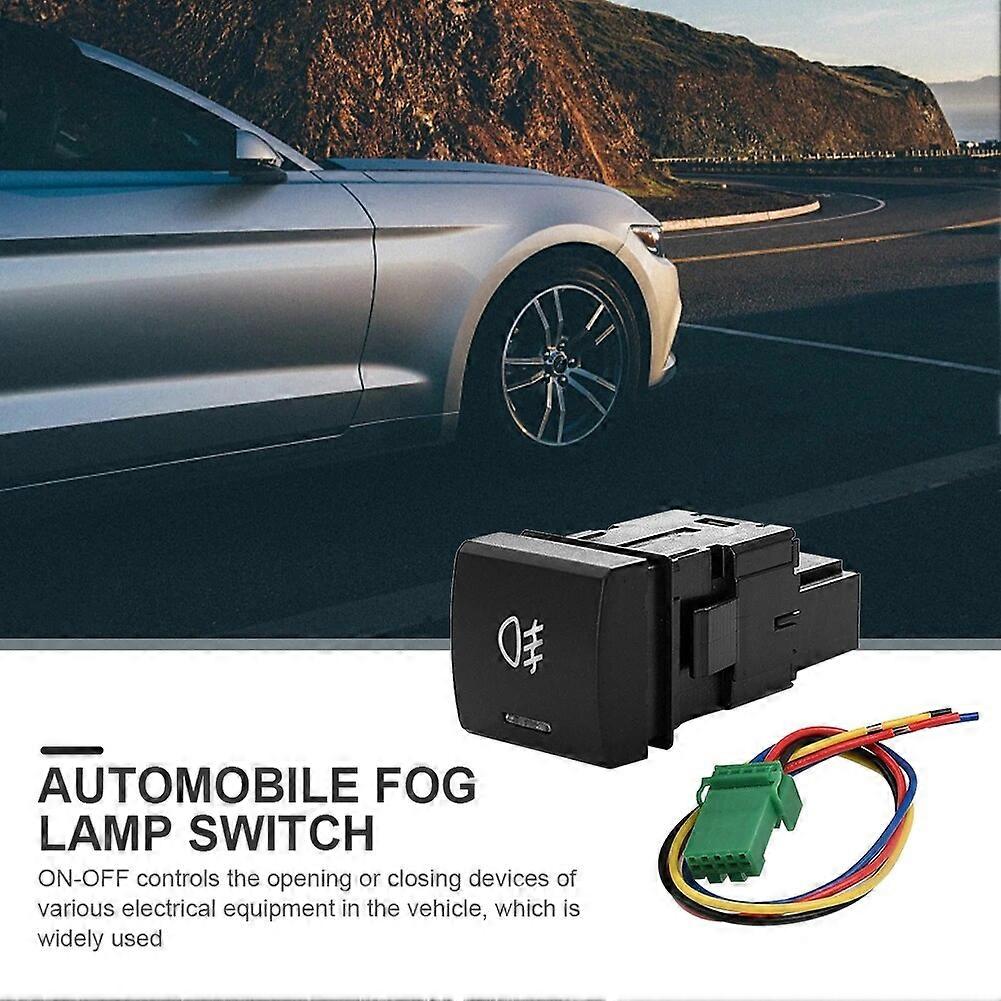 Car Fog Lights Switch with Green Light Fog Light Button Replacement ...