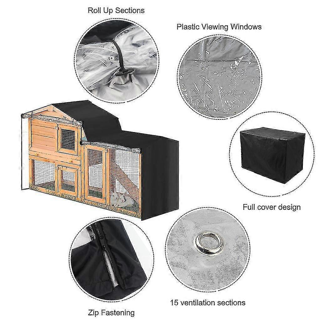 Rabbit Hutch Cover Dust Proof Moisture Resistant Cage Covers for Pet ...