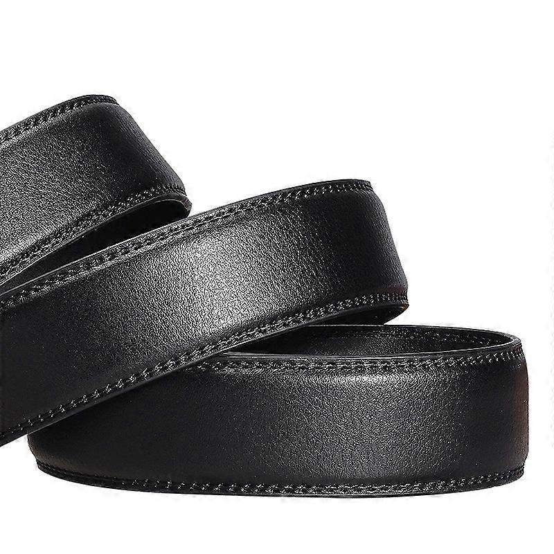 Men's Leather Ratchet Belt Strap Only 35mm 1 3/8,Leather Belt without ...