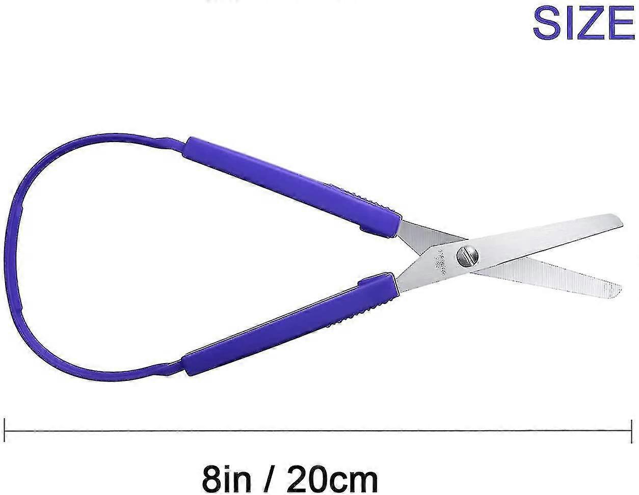Pack Of 3 Loop Scissors Self-opening Afety Scissors For Children And ...