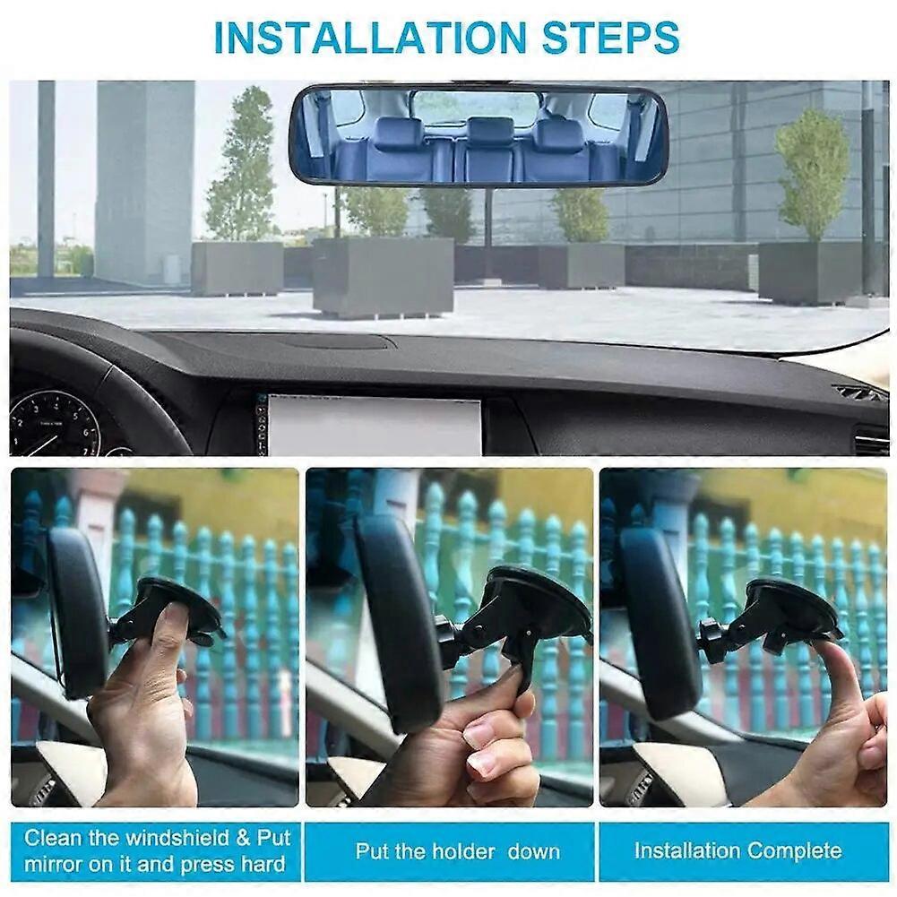 Universal Rear View Mirror Anti-glare Car Truck Interior 360 Degree ...