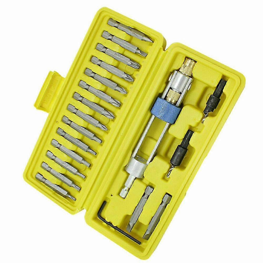 20X Half Time Drill Driver Set Multi Function Screwdriver Tool Screw ...