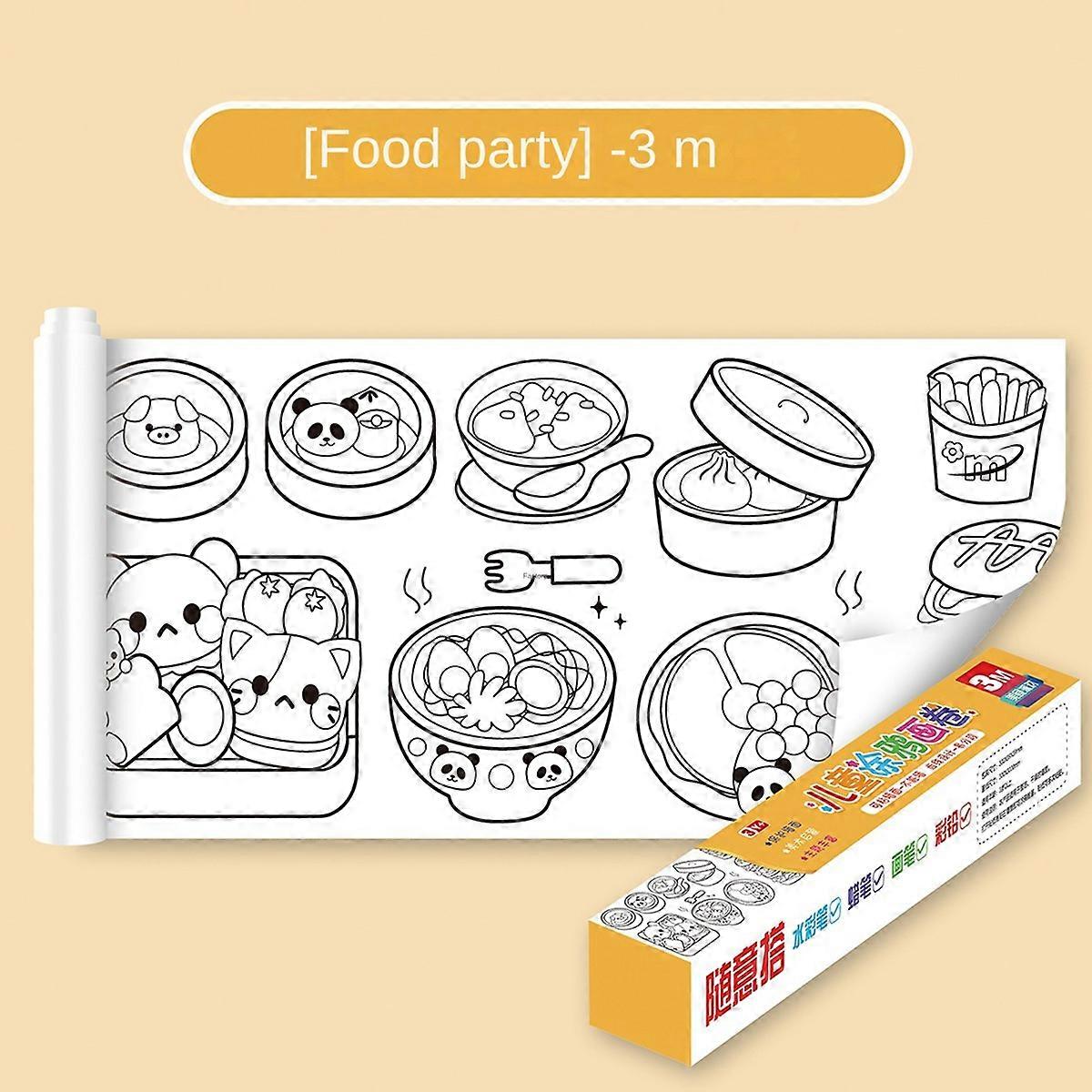 Drawing Roll for Kids,Drawing Paper Roll DIY Painting Drawing Color ...