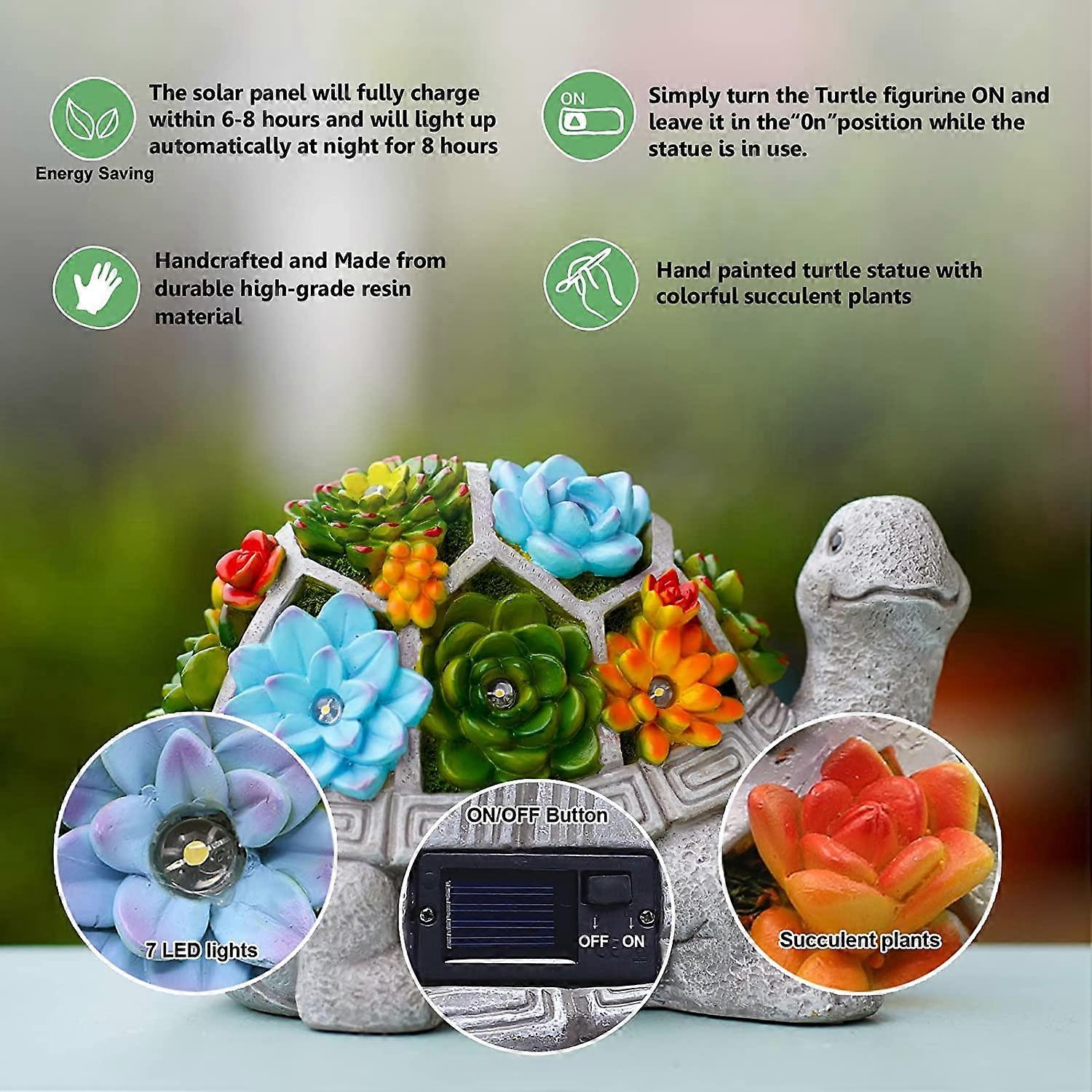 Turtle Statue Garden Decoration Outdoor Decor, Garden Turtle Statue ...