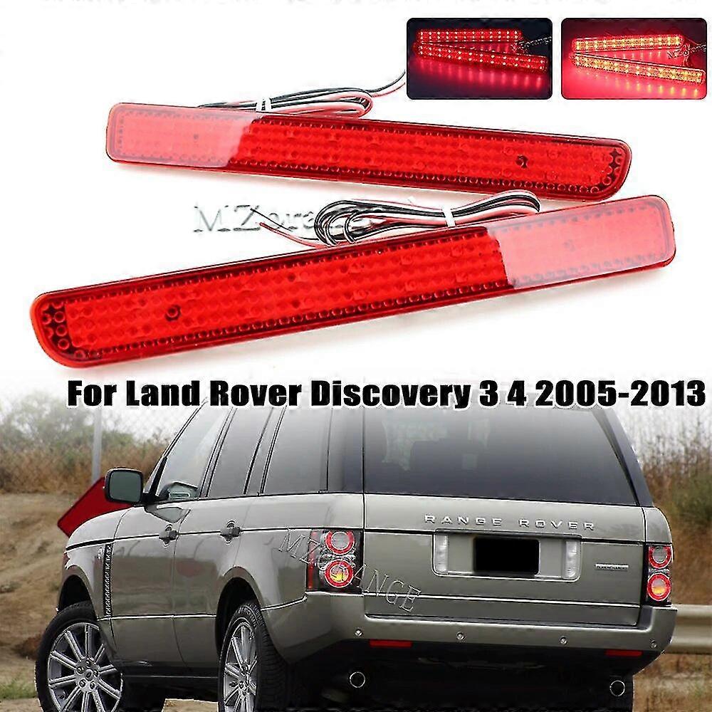 1 Pair Led Rear Bumper Reflector Light For Land Rover Discovery 3 4 ...